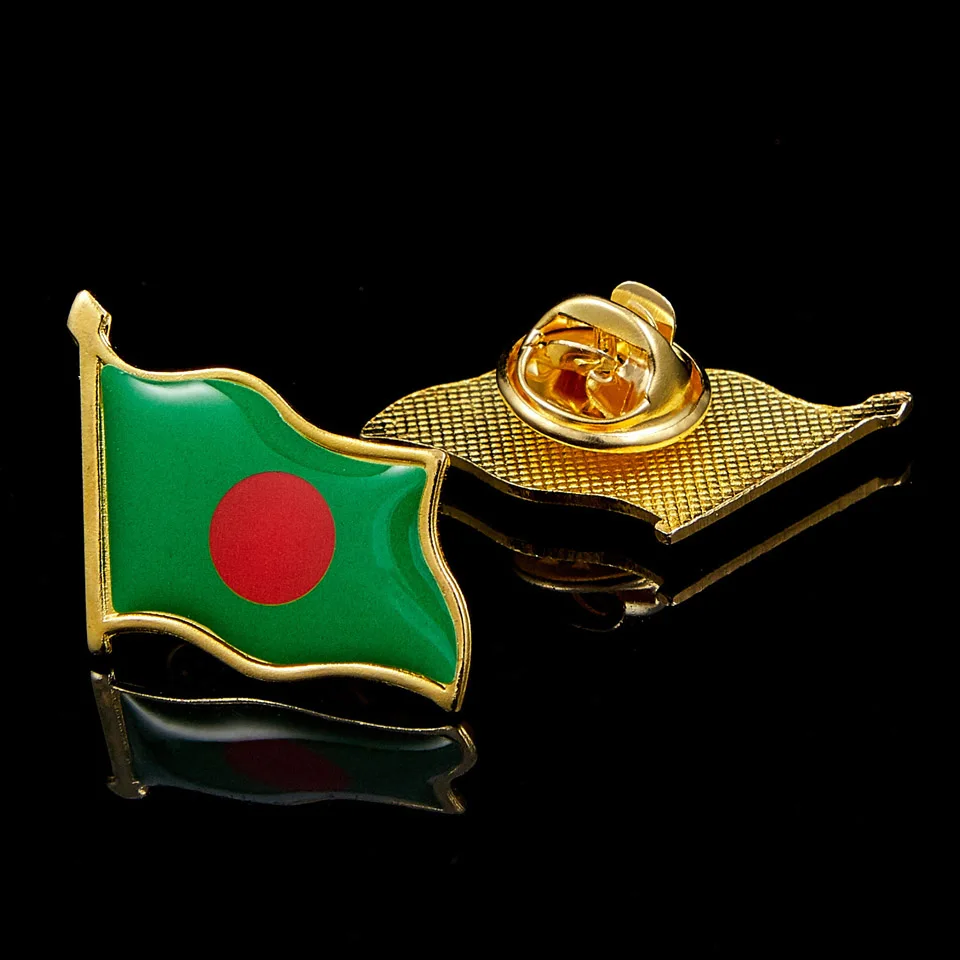 Bangladesh-National-Color-Flag-Lapel-Pin-Solid-Metal-Flag-Lapel-Pin ...