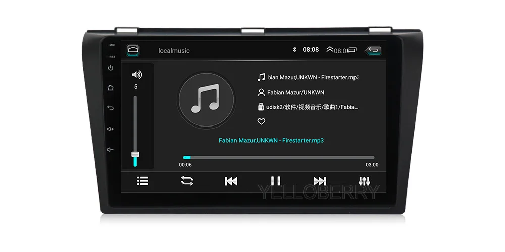 16G Android System Car Multimedia Video Player For Mazda 3 bk 2004 2013 ...
