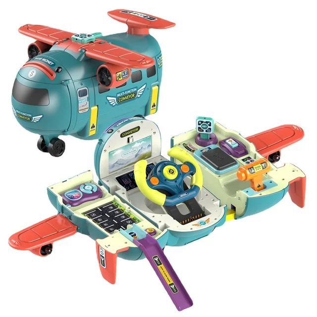 FTL™ Airplane Pilot Driving Simulation Play Set - FunToyLab