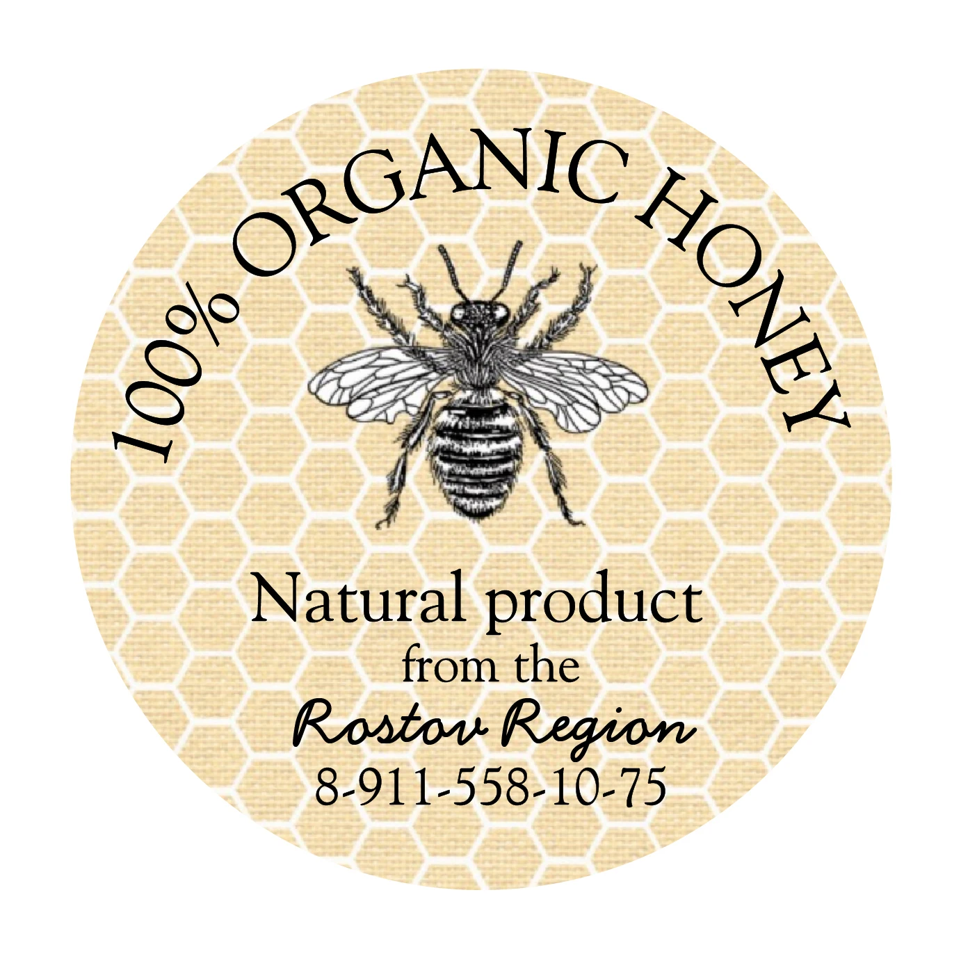Customized Honey Bee Stickers | Stickers Honey Honeycomb | Stickers ...