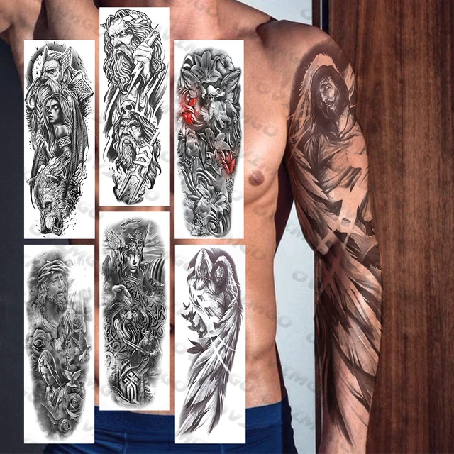 Angel Tattoo Sleeves For Men