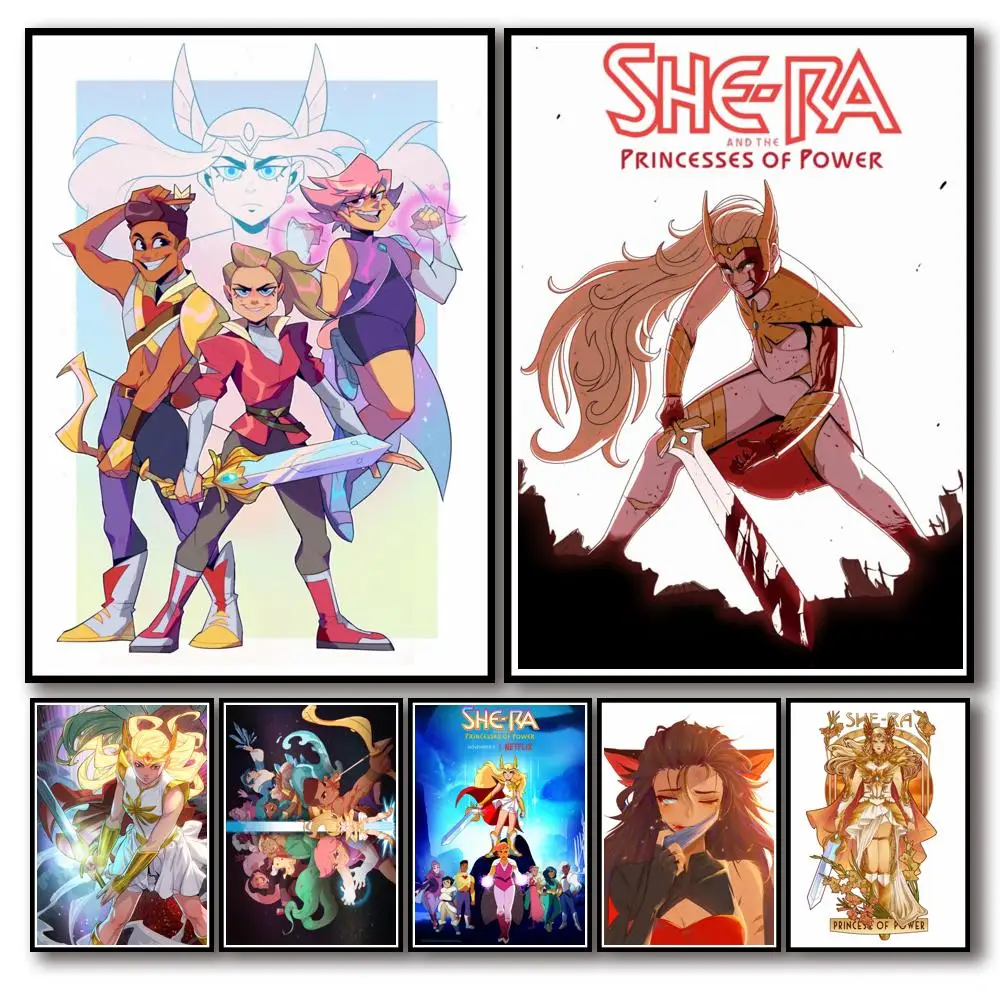 49 Designs She Ra And The Princesses Of Power Whitepaper Poster Artwork ...