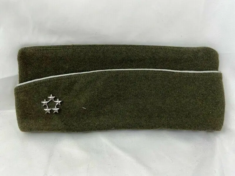 Ww2 Us Army Officer's Garrison Cap 5 Star General Rank Badge Military ...