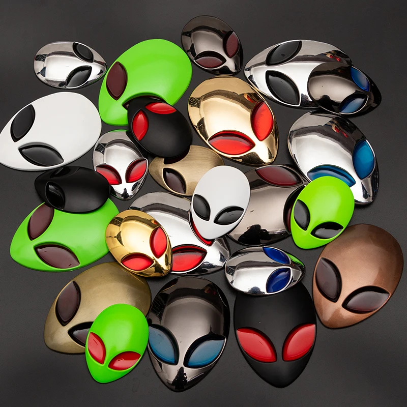 Metal-Alien-Avatar-Styling-Car-Badge-Refit-Sticker-With-Double-Side ...