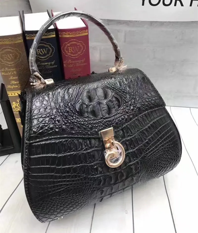Red Crocodile Purse