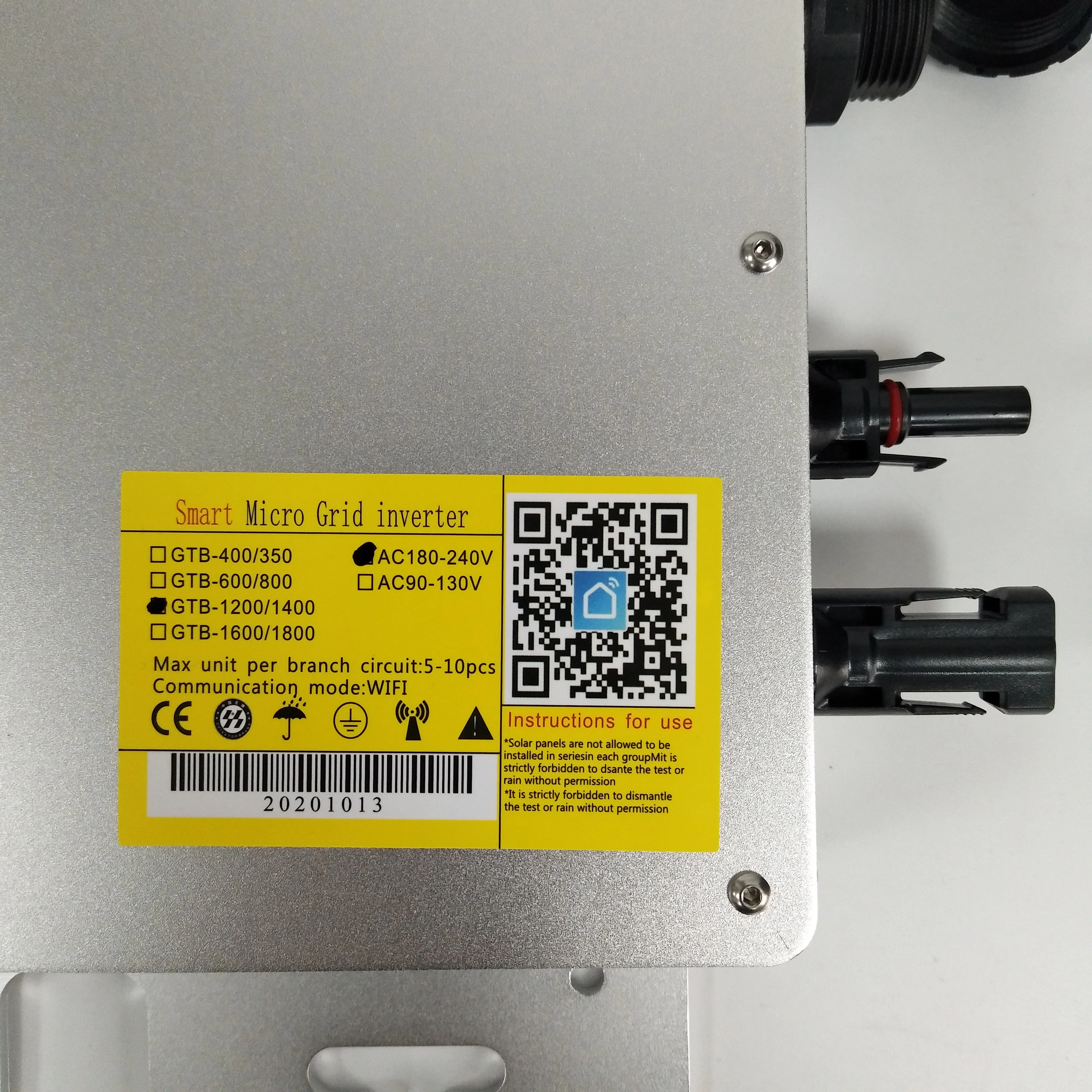 GTB-800 MPPT Solar Grid Tie Micro Inverter Grid Connected, 58% OFF