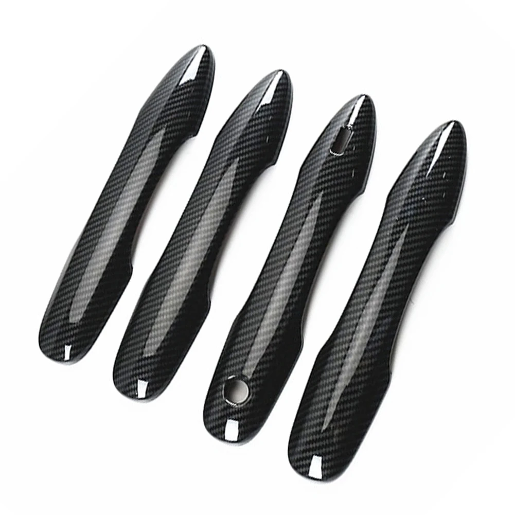 For Toyota Rav4 Refit 2019 2020 2021 Abs Carbon Fiber Car Exterior Door ...