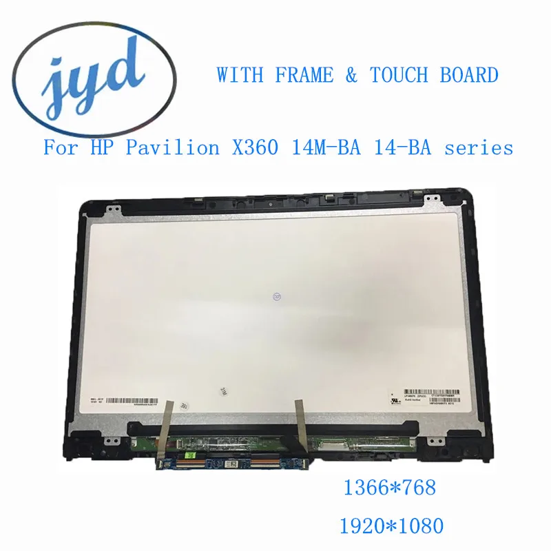 Original 14'' 14'' Ips Lcd Touch Screen Digitizer Assembly+frame ...