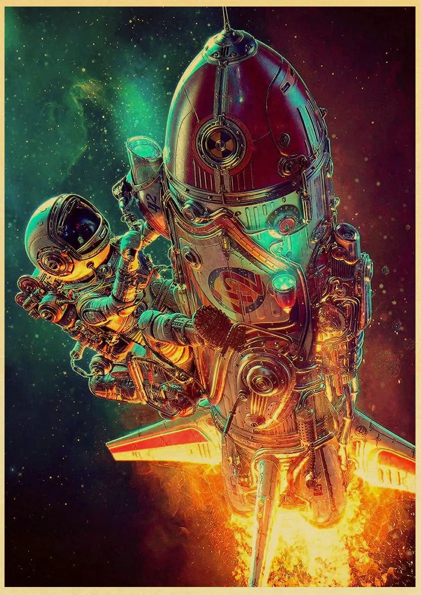 Riding A Rocket Wallpaper