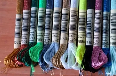 DMC Art 317 Вт 6 нитей 8 м проволока металлический крест вышивка ...