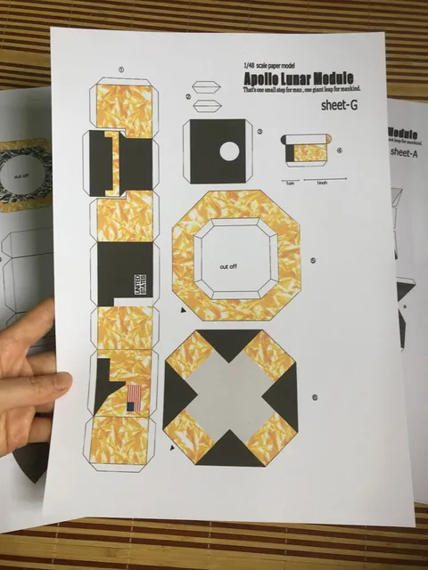 Apollo 11 Papercraft