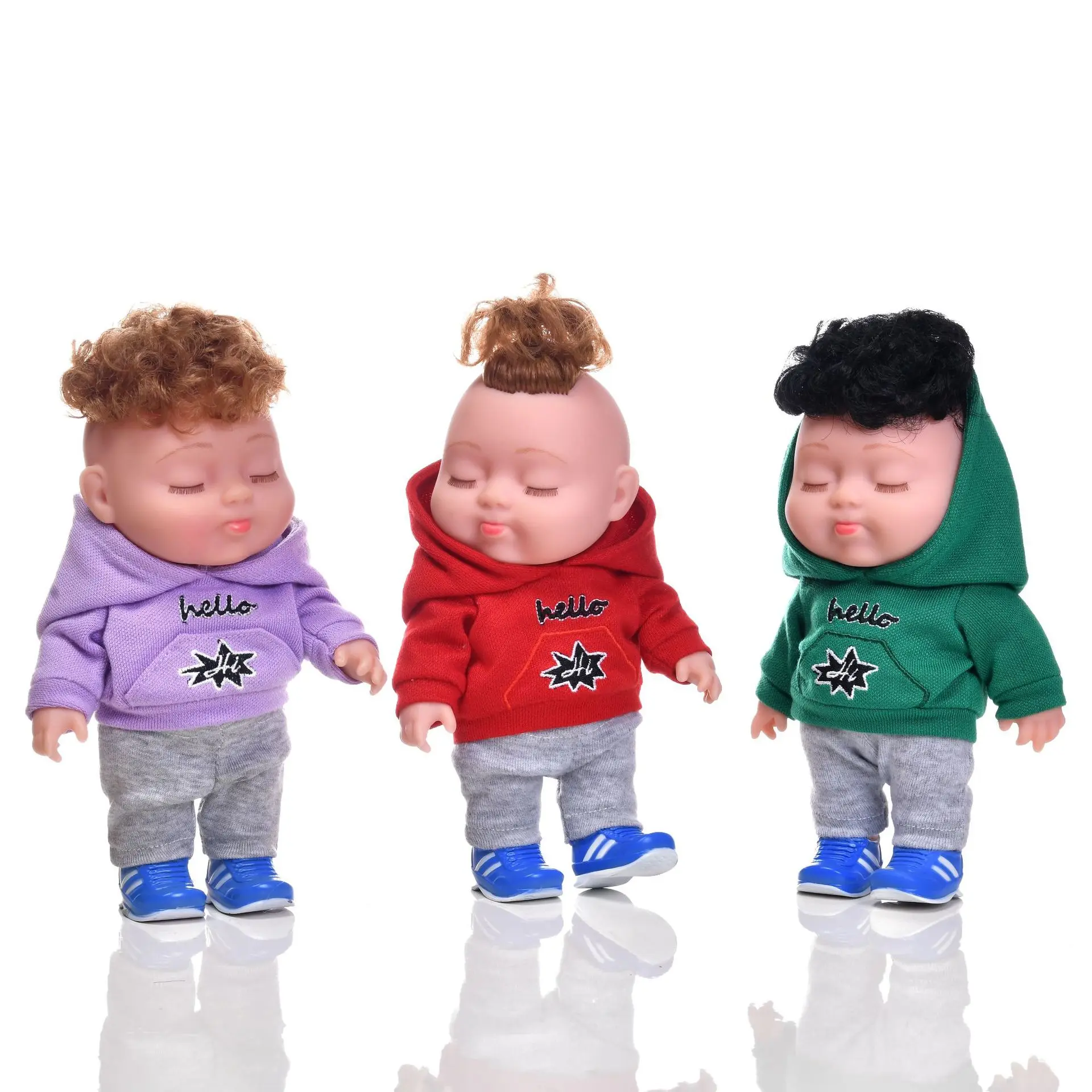 22cm Cute Meng Dudu Cool Baby Full Body Silicone Rebirth Doll Play ...