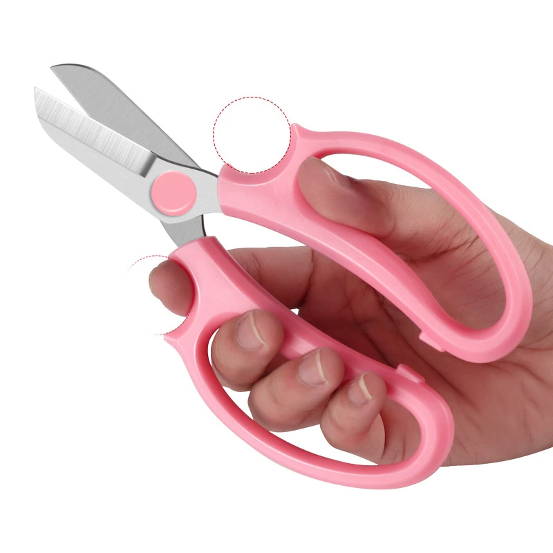 Blue Ciseaux de jardin à fleurs professionnels poignée confortable ...