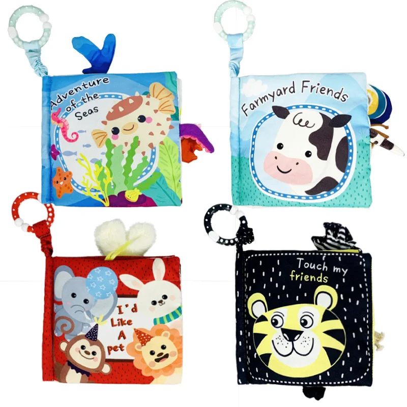 Sensory gift for children in Montessori-inspired felt Activity rattles ...
