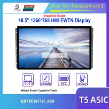Dwin T5 HMI Display, 18.5" 1366X768 DMT13768T185_A2W RS232 RS485 EWTN LCD Module Screen with ...