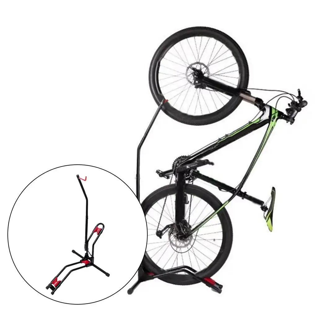 Indoor-Garage-Bike-Stand-Storage-Floor-Parking-Rack-Vertical-L-Type ...