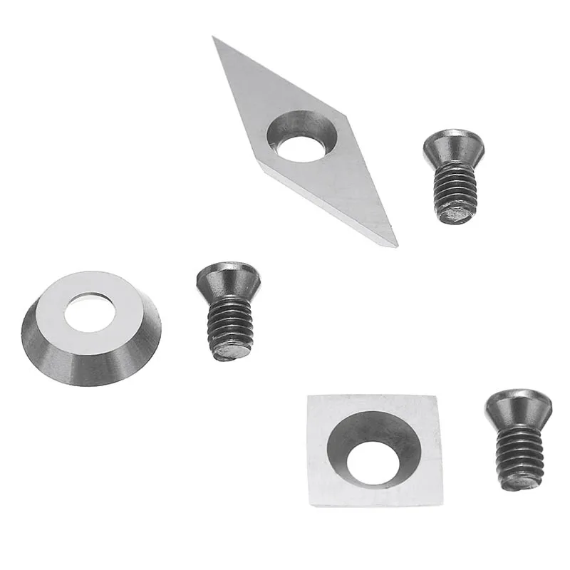 Ensemble d'insert de coupe en carbure de tungstène, lame de coupe de ...