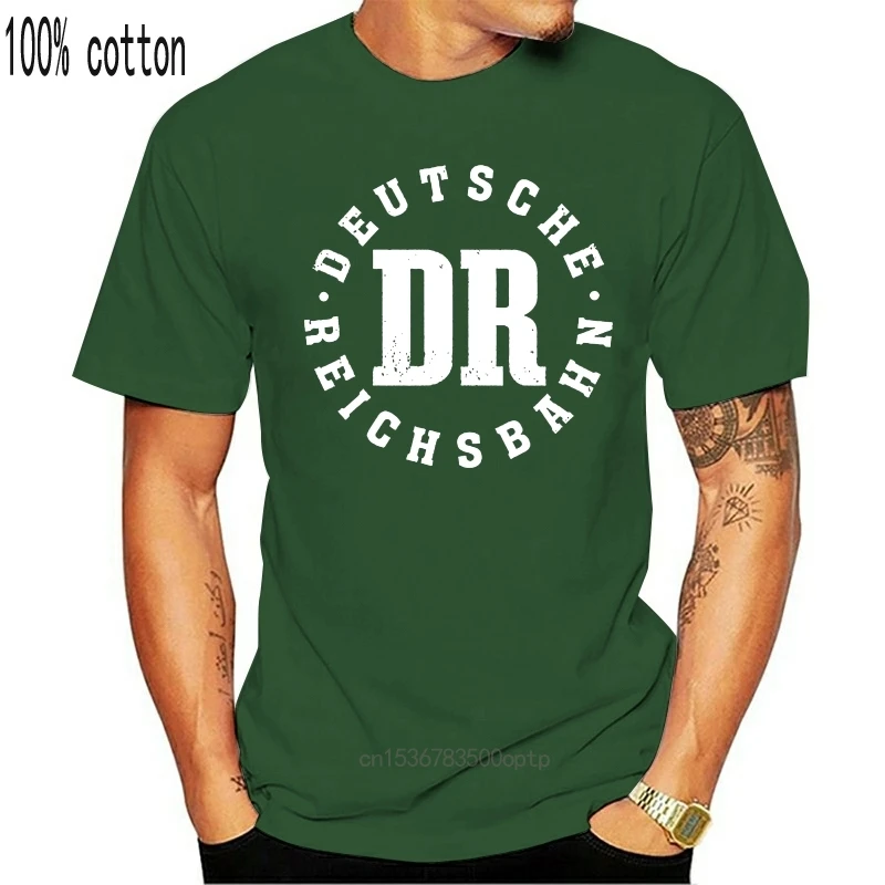 Printed Pure Cotton Men Shirt Reichsbahn DR Train Eastern Bloc Ostalgie ...