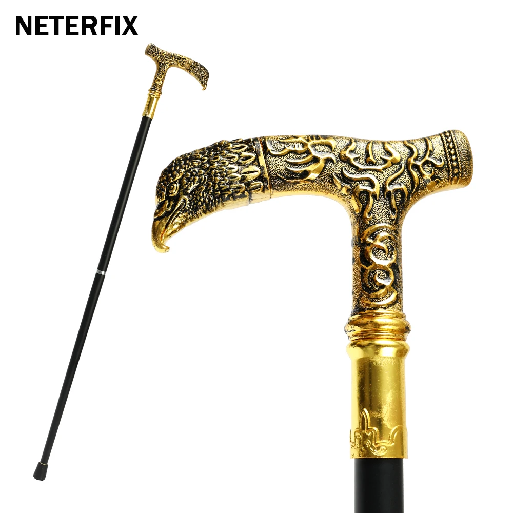 2021 Gold Eagle Head Pharaoh's Crutches Walking Sticks Cane Fashion ...