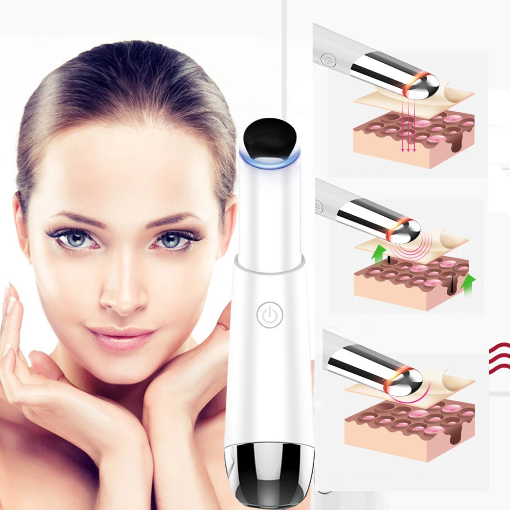 Electric Mini Eye Massage Device Pen Facials Vibration Thin Face Anti ...