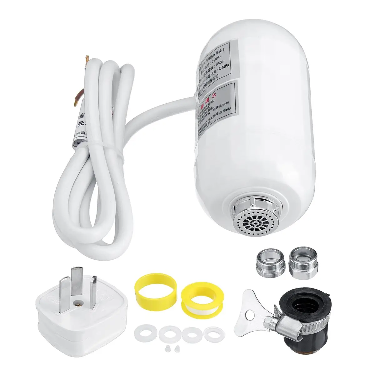Water Heater Tap Kitchen Faucet Instantaneous 3000W Digital Display ...