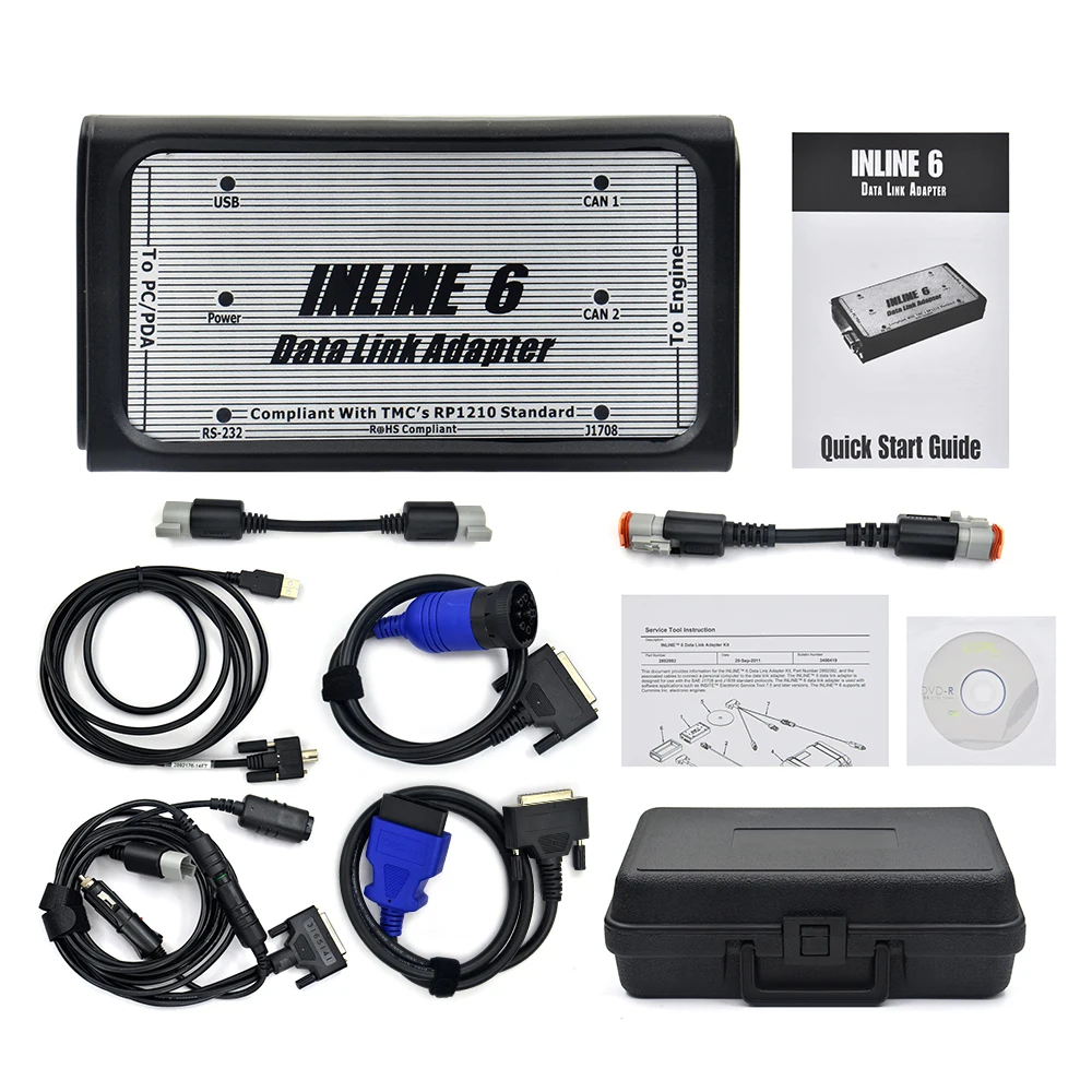 Diagnostic Tool Scanner Br Inline 6 Data Link Adapter Heavy Duty Full ...