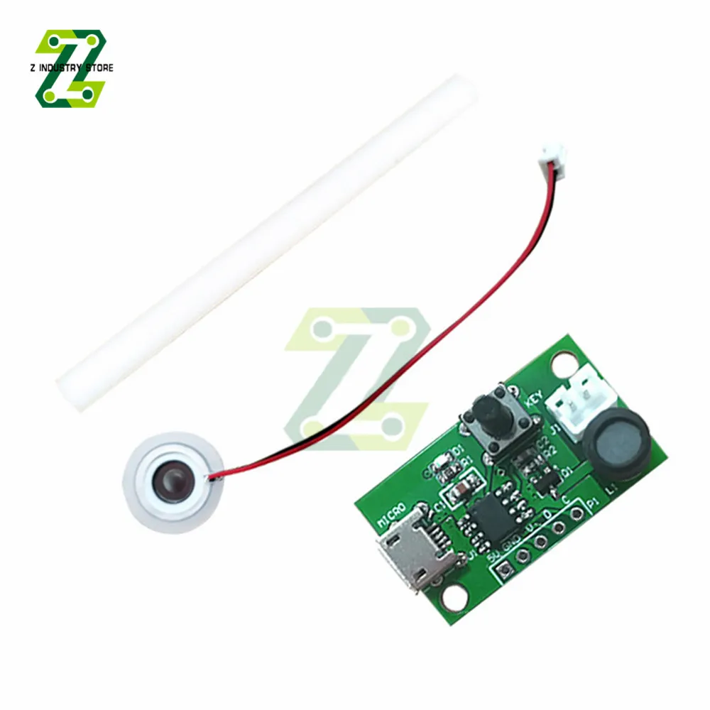 Usb 미니 가습기 Diy 키트 미스트 메이커 및 드라이버 회로 기판 플레이트 액세서리 초음파 가습기 고무 가스켓 모듈기구