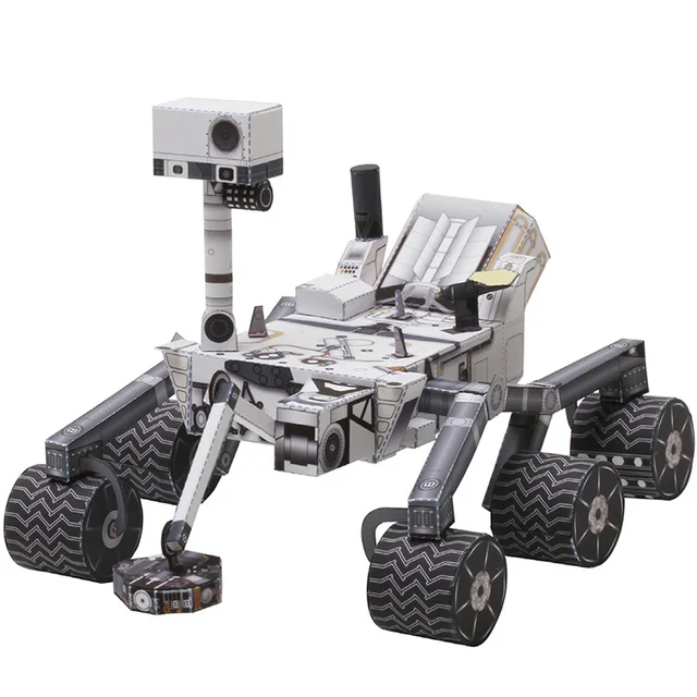 Curiosity Mars Rover DIY 3D Paper Model - The Wacky Company