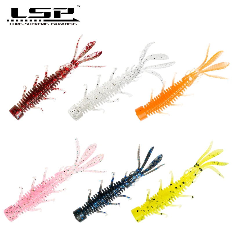 LSP-8Pcs-Bag-2-5inch-Floating-Soft-Shrimp-Soft-Crawfish-Bait-Floating ...