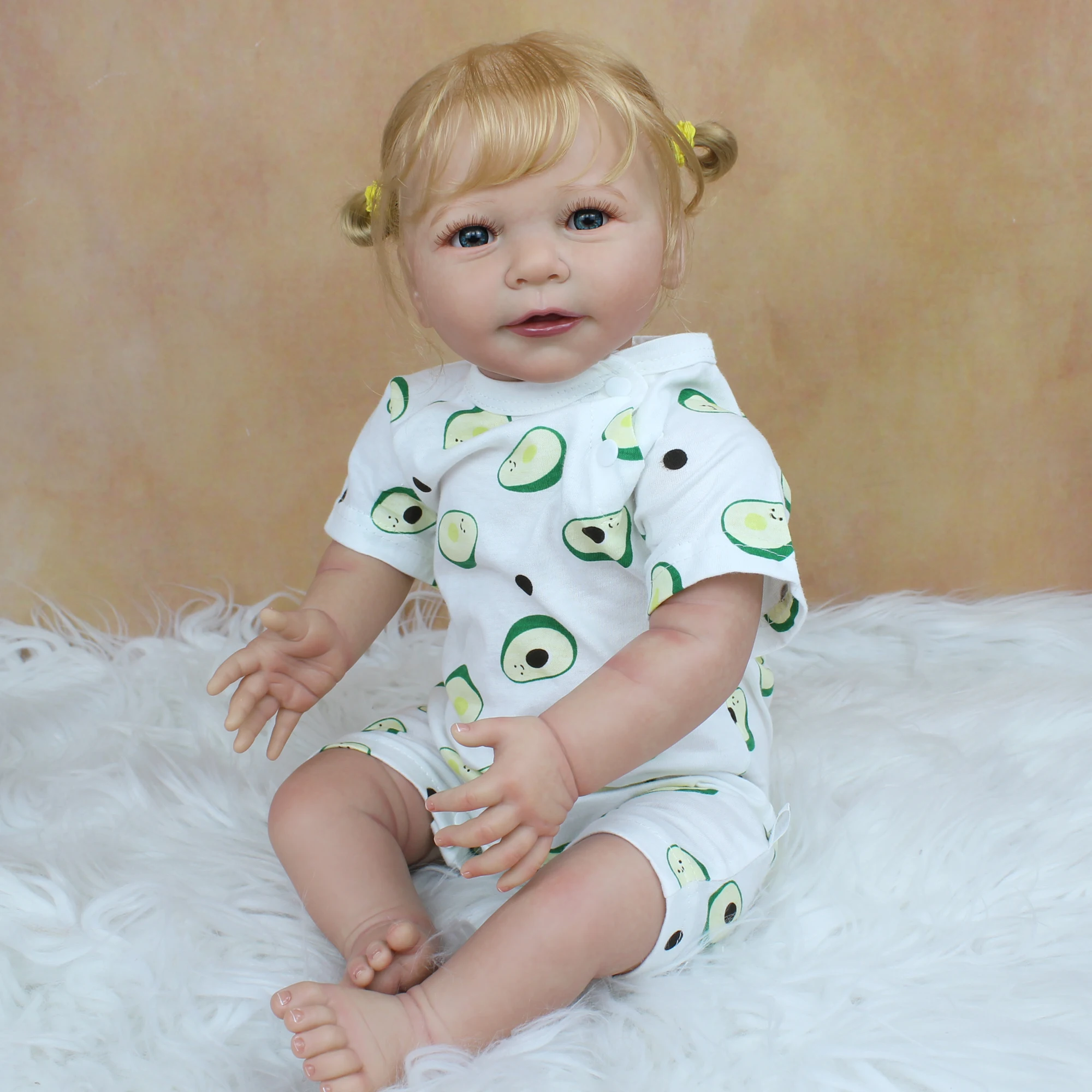 Poupée Reborn En Silicone Souple Pour Fille, Jouet De 22 Pouces, Princesse Lisa, Se Déguiser En ...