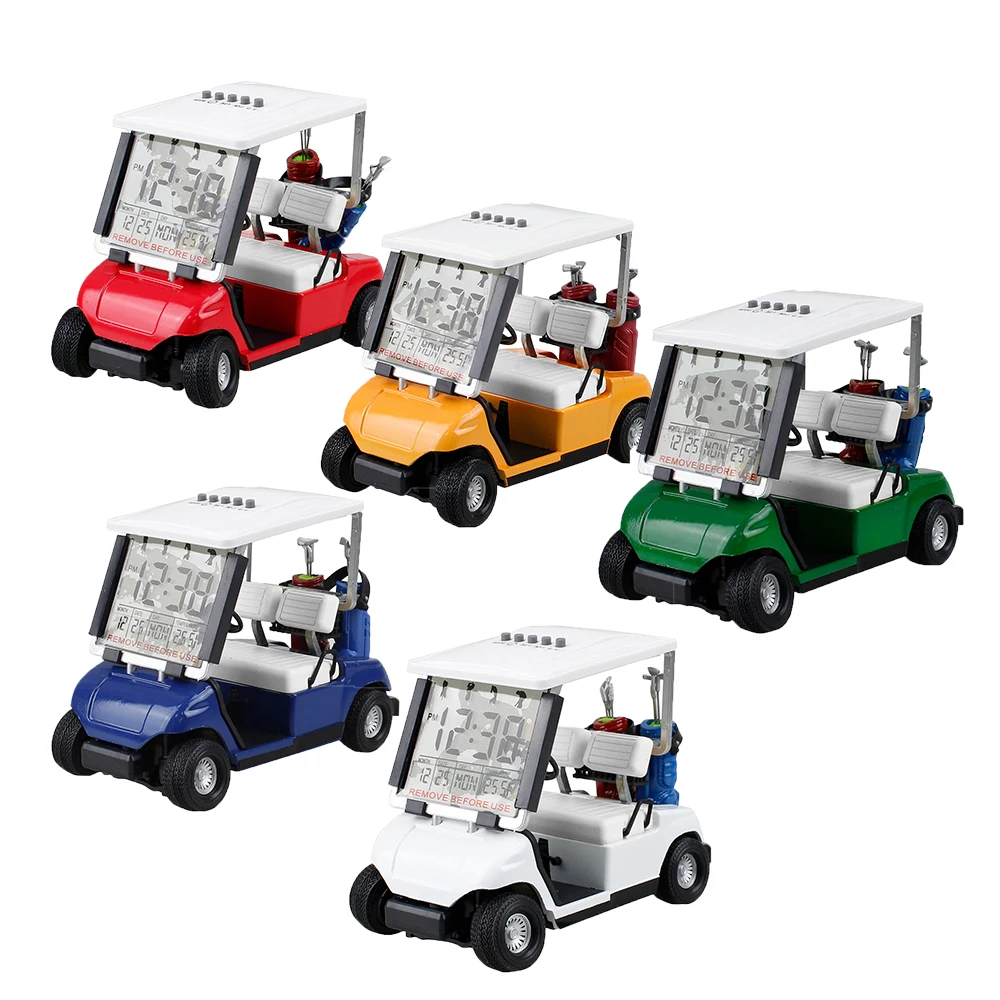 Mini-Golf-Cart-Clock-Desk-Decoration-Novelty-Gift-Set-LCD-Display ...