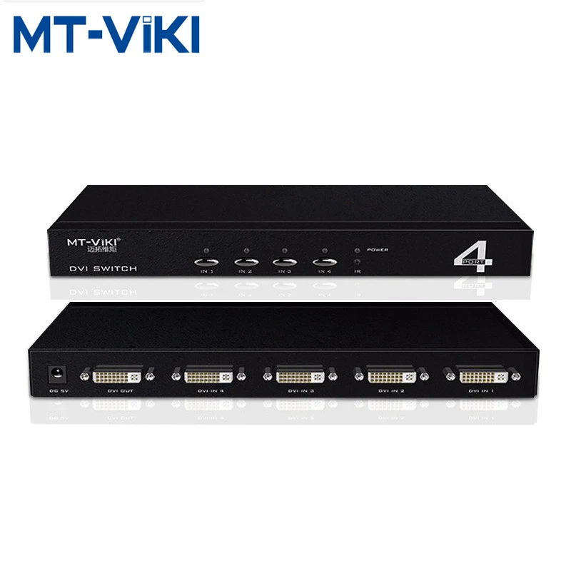 MT-VIKI-DVI-Switch-4-In-1-Out-HD-1080P-Multiple-Computers-Share-One ...