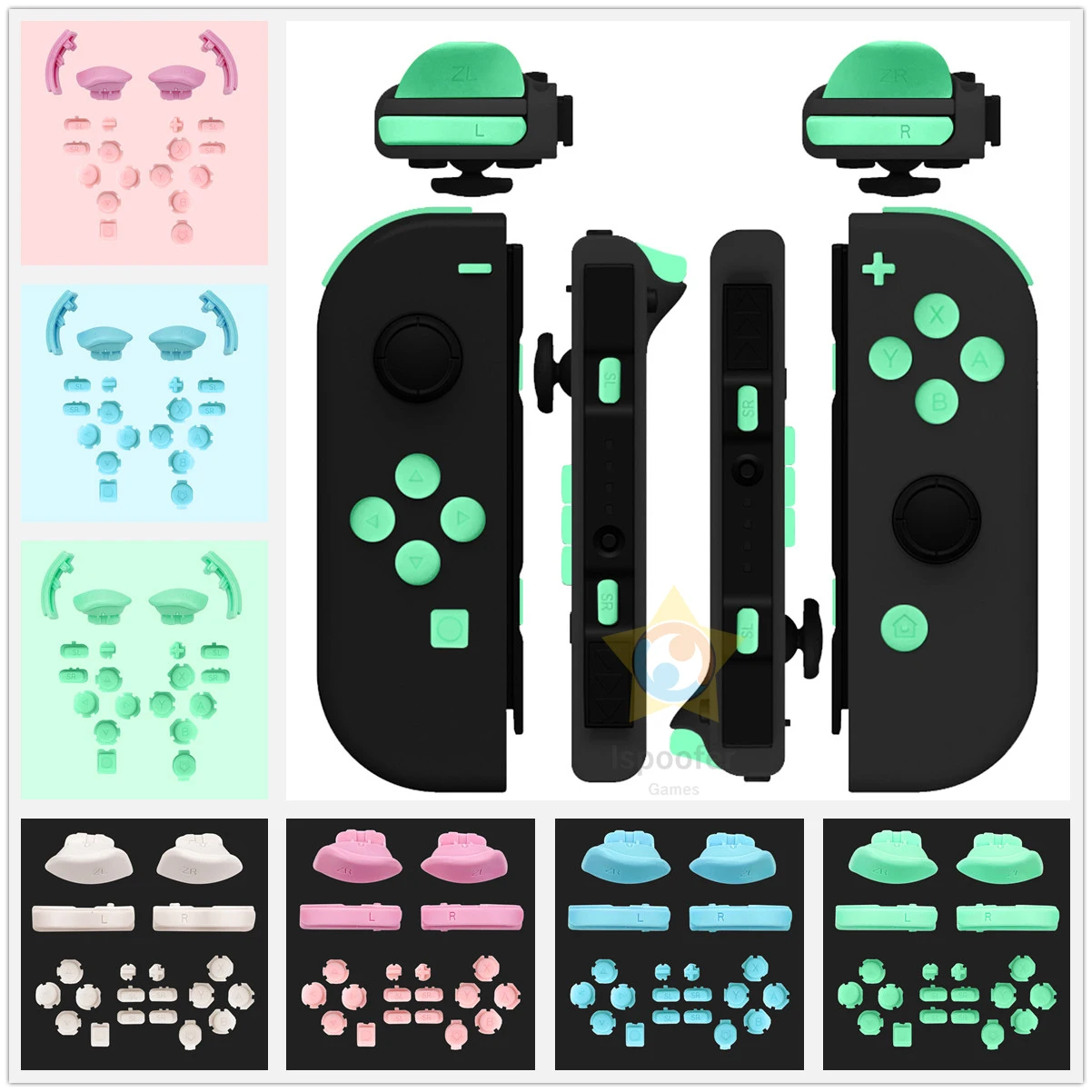 Colorful SR SL Buttons Trigger Key Button for NS Nintendo Switch ...