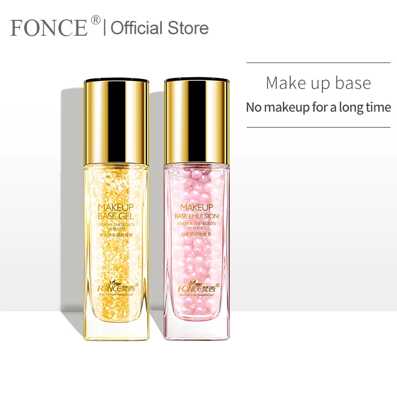 Fonce-24K-Gold-Pink-Pearl-Makeup-Primer-30ml-Invisible-Pores-Brighten ...