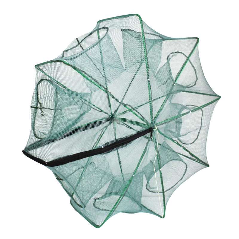 Redes de Pesca de nailon plegables, herramienta de Pesca con ventilador ...