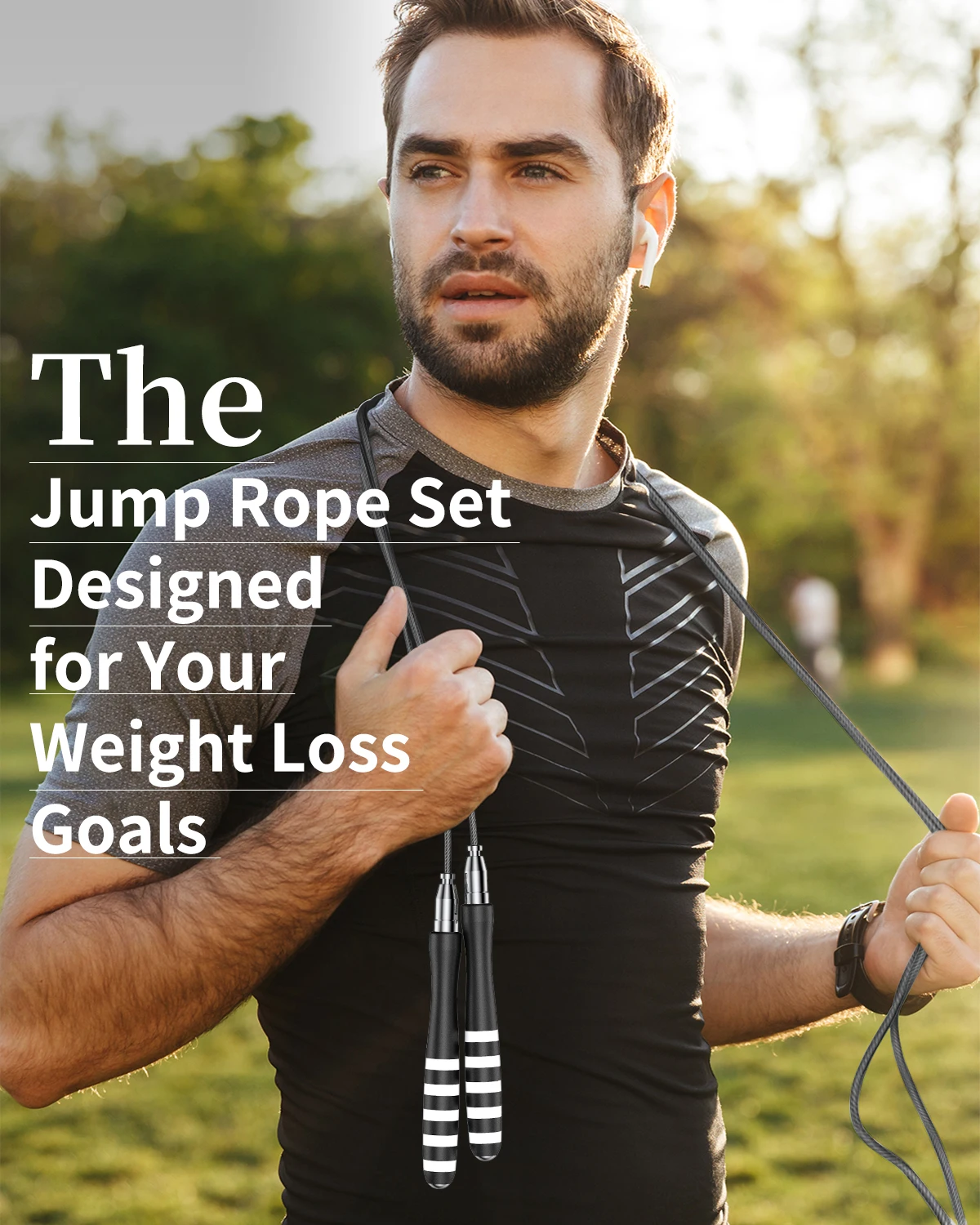 Weighted Jump Rope Set - Mountainotes LCC Outdoors and Fitness