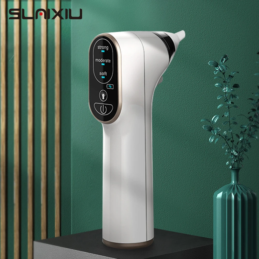 Baby Nasal Aspirator Electric LED Display Nose Cleaner Inhaler Newborn ...