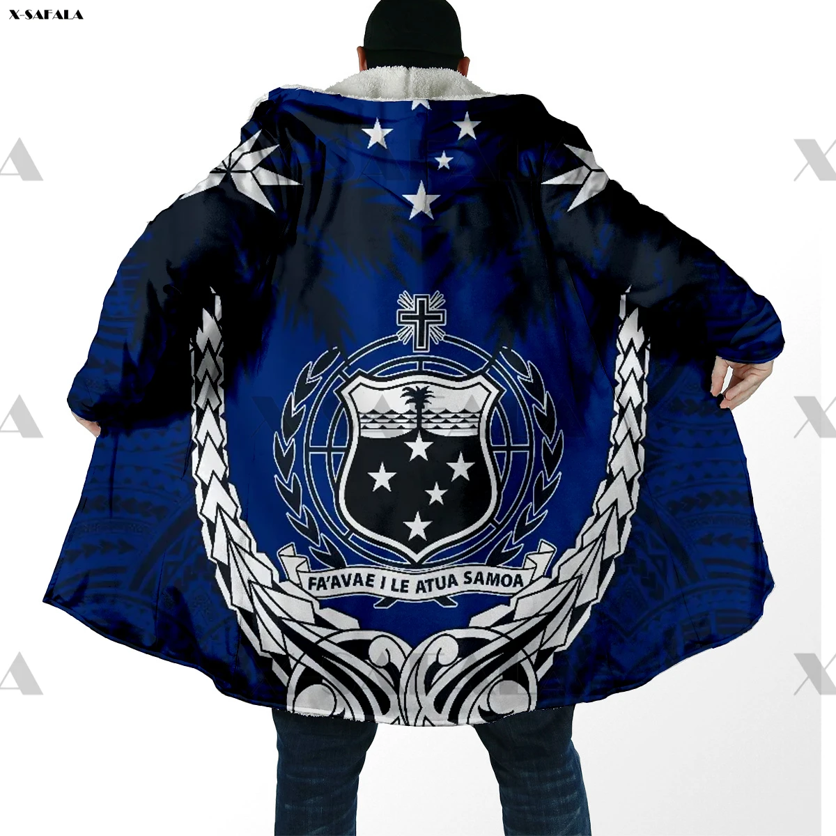 Samoa-Polynesian-Coconut-America-3D-Printed-Hoodie-Long-Coat-Hooded ...
