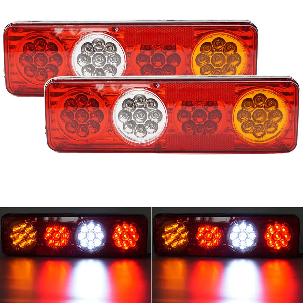 1Pc-2Pcs-27-33-36-LED-Waterproof-lorry-LED-Tail-Light-Rear-Lamp-Pair ...