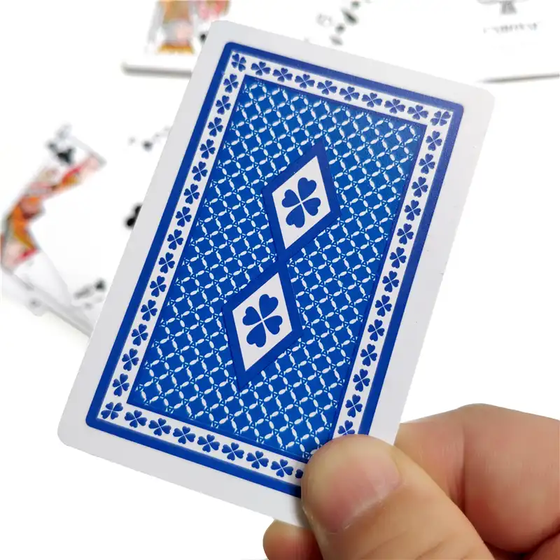 White PVC Plastic Playing Cards Waterproof Durable Poker Cards Game ...