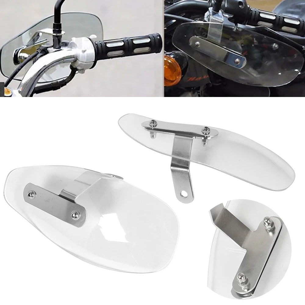 Motorcycle-Handle-Bar-Hand-Guard-Protector-Wind-Deflector-Motorcycle ...