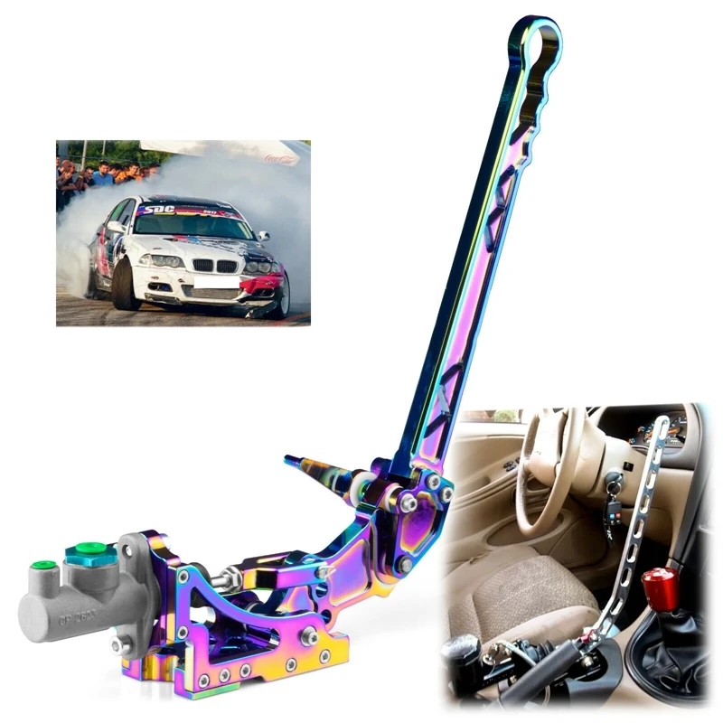 Universal Car Chrome Hydraulic Racing Hand E Brake Drift Rally ...