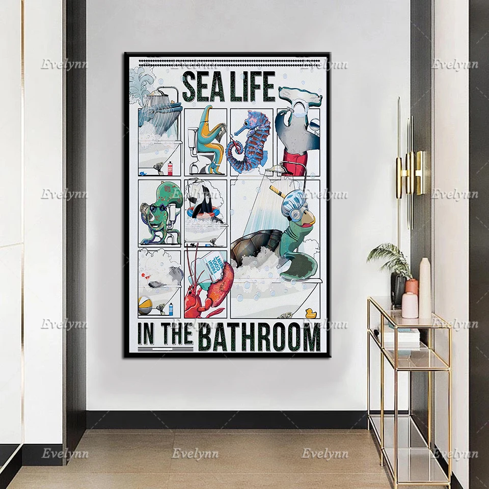 Sea Life Bathroom Decor