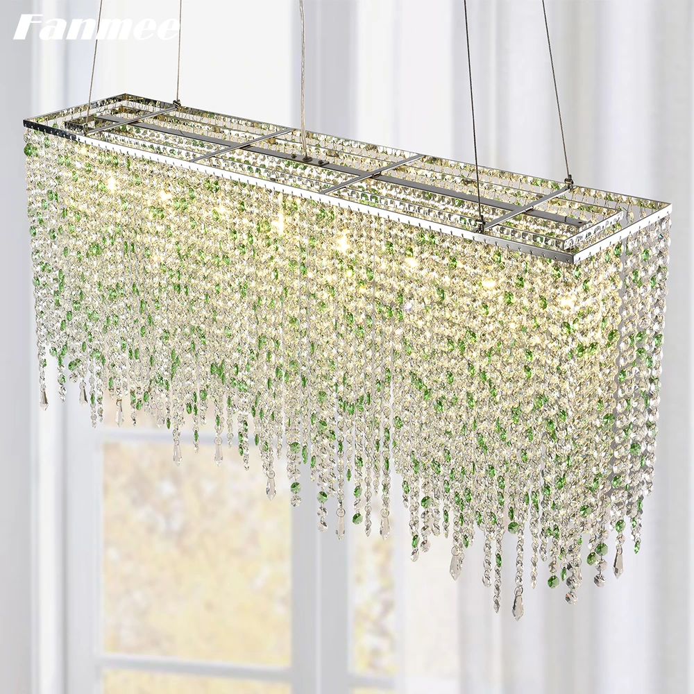 Linear Crystal Chandelier