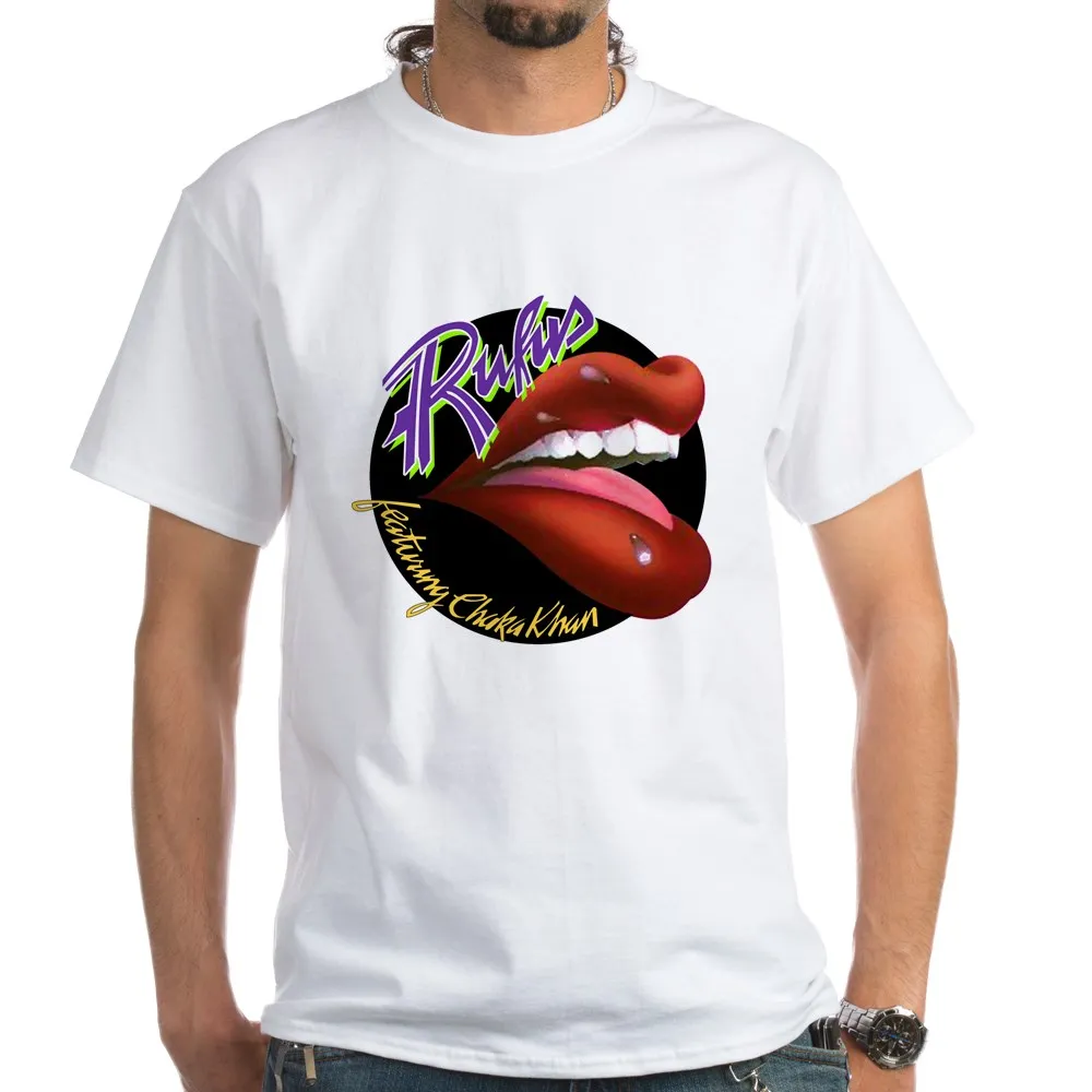 Rufus Featuring Chaka Khan Ash Grey T Shirt Retro|T-Shirts| - AliExpress