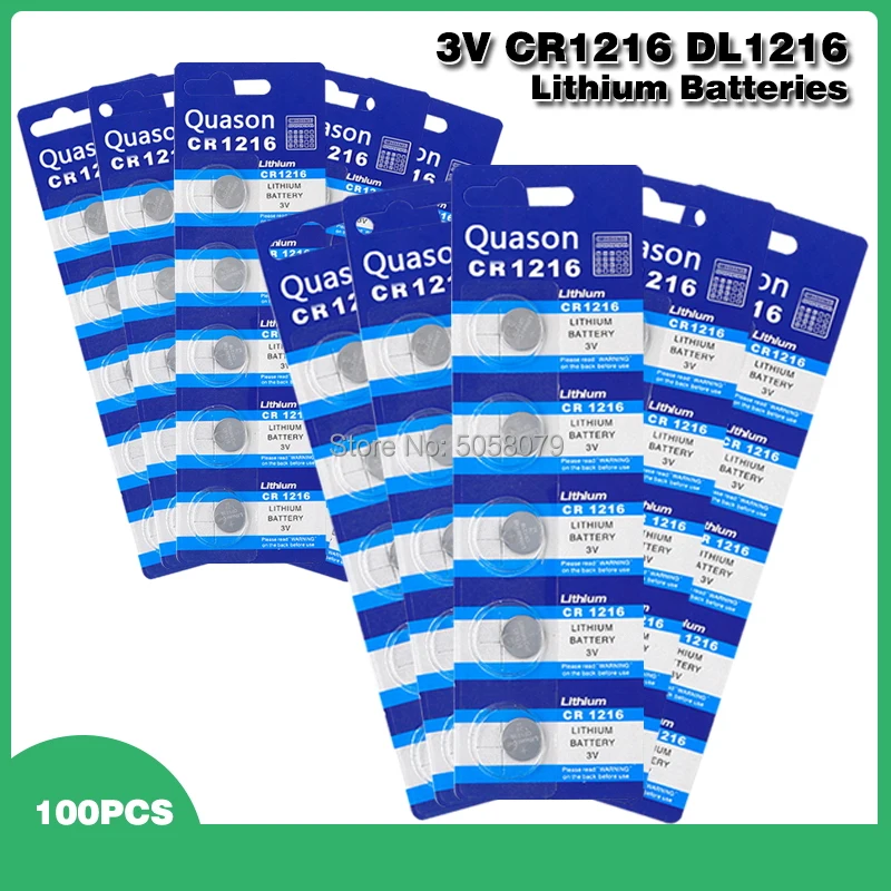 100pcs CR1216 1216 DL1216 BR1216 ECR1216 5034LC LM1216 단추 코인 셀 배터리 시계 ...