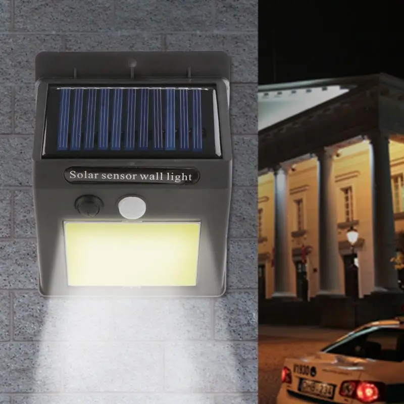 48 LED Solar Induction Wall Lamp 20 COB Light Source Home Outdoor ...