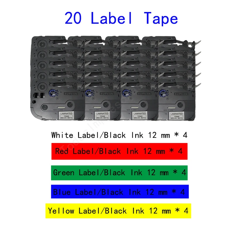 Label Printer Ribbon Tape | Supvan Label Printer | Ribbon Label Lk ...