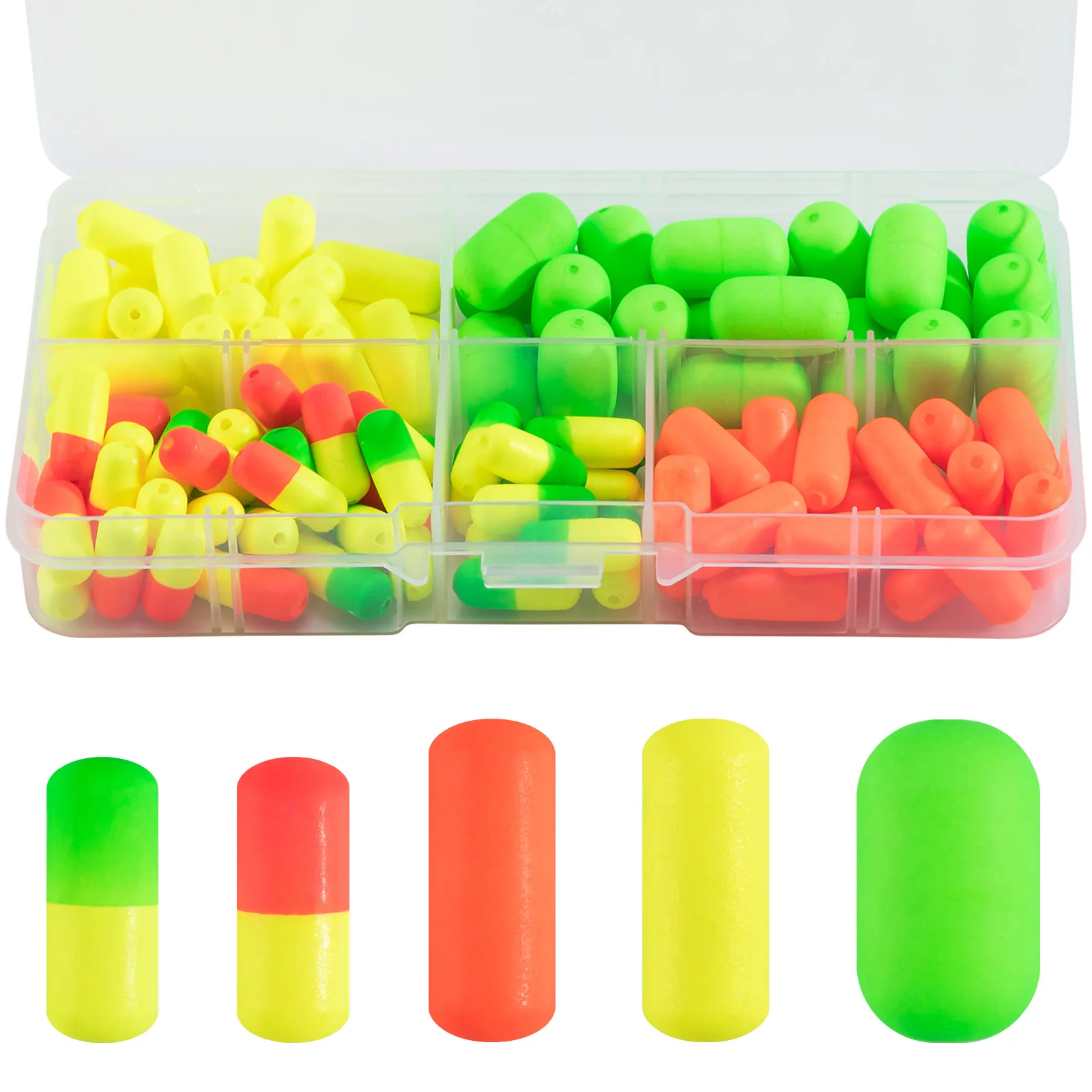 100pcs-Fly-Fishing-Foam-Float-Strike-indicator-Buoys-Float-Bobber ...