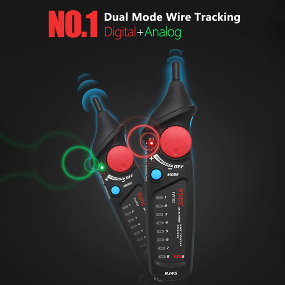 Generic Maxrieny Fwt82 Professional Digital Analog Network Cable Tracker Rj45 Rj11 Ethernet Lan